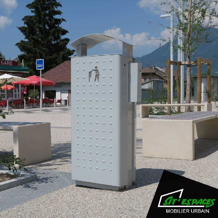 Mobilier Urbain - Corbeille Bammens Citypole | Sit'Espaces